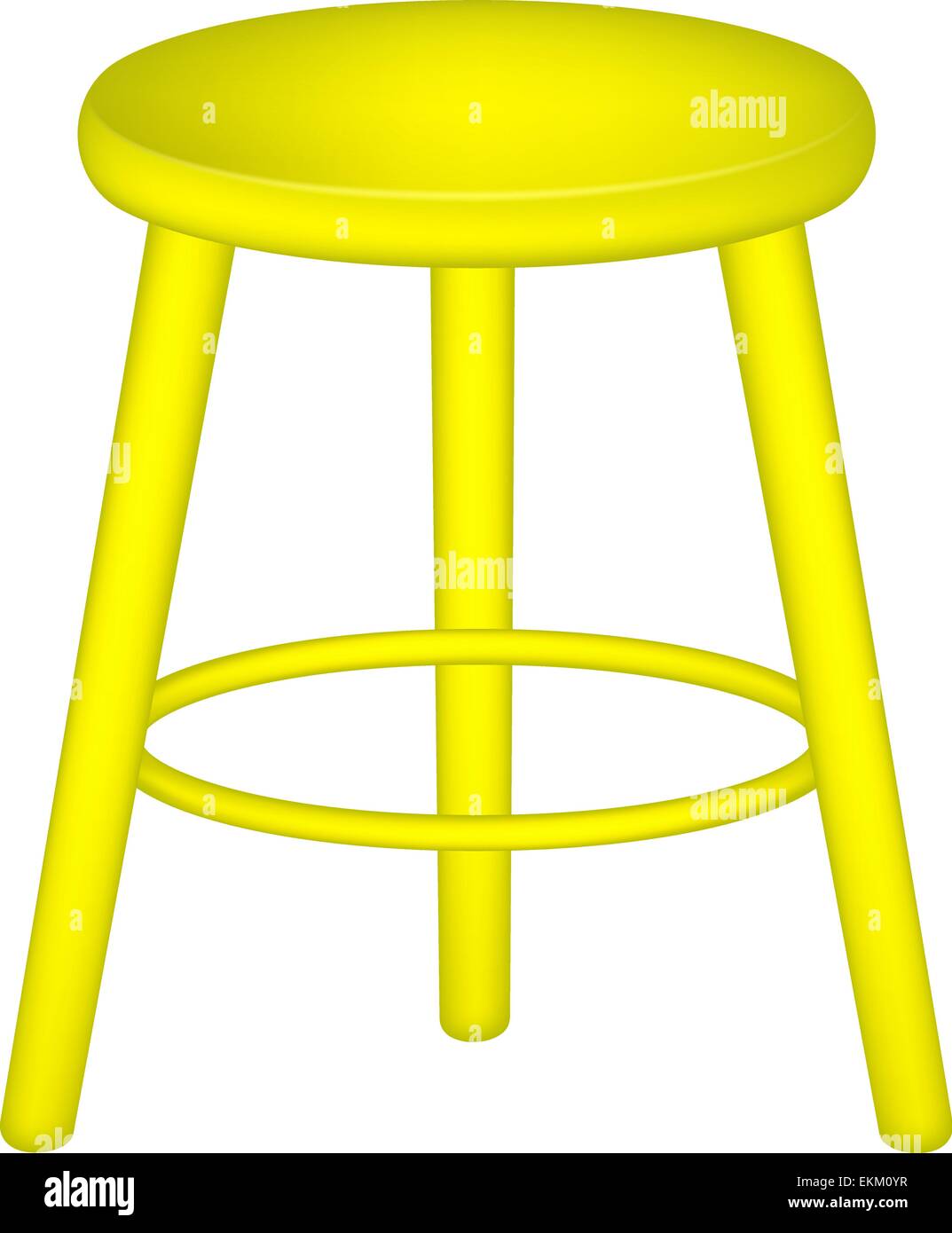 Yellow stool Stock Vector Images - Alamy