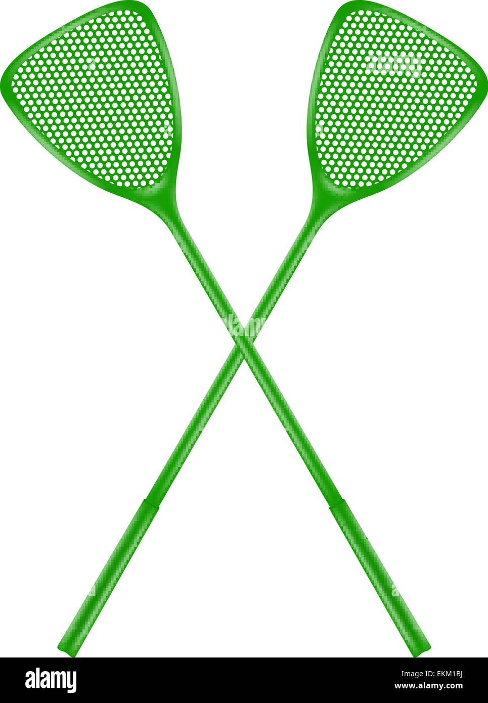 Two crossed fly swatters in green design Stock Vector Image & Art - Alamy