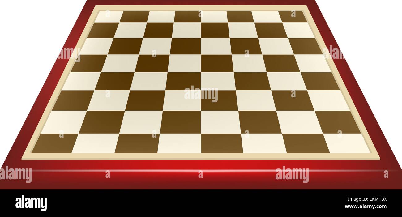 Empty chess board in red and brown design Stock Vector Image & Art - Alamy
