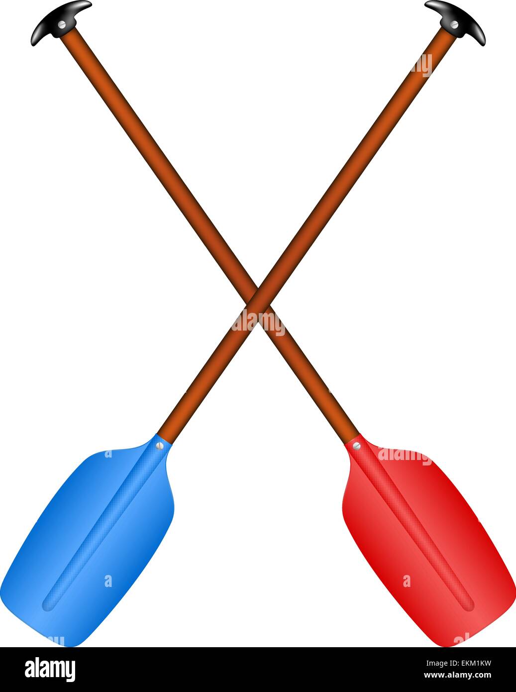 Rowing oars crossed hi-res stock photography and images - Alamy
