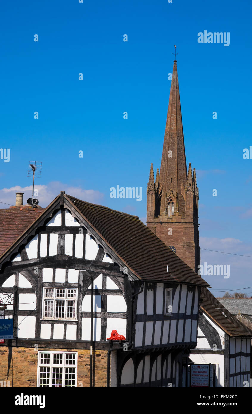 Looking to Church Road and the church of St Peter and St Paul from ...