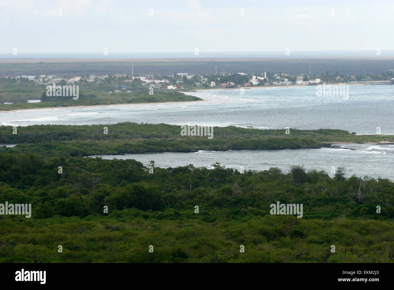 Isabela island galapagos aerial hi-res stock photography and images - Alamy