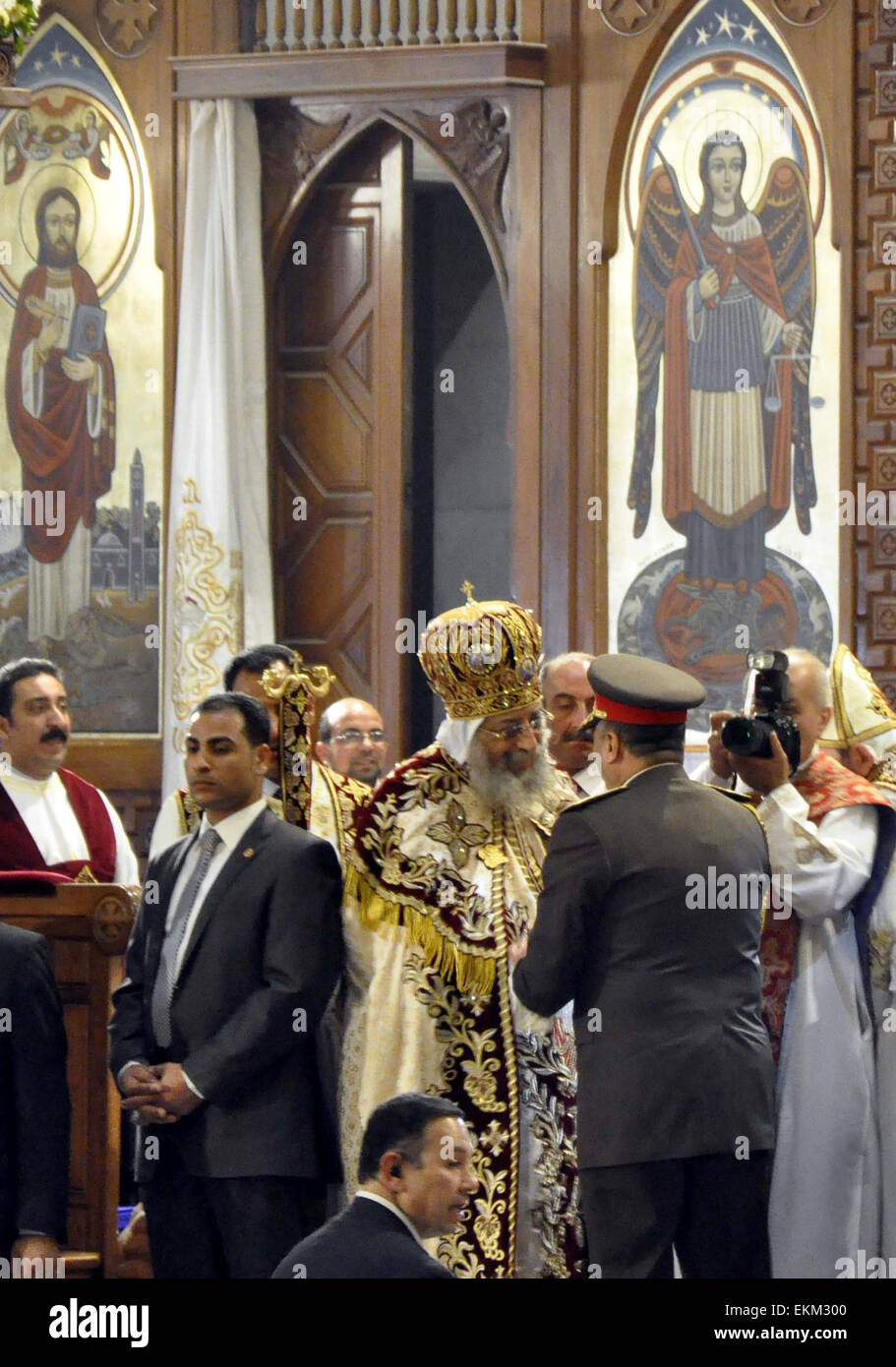 Head of coptic church tawadros hi-res stock photography and images - Alamy