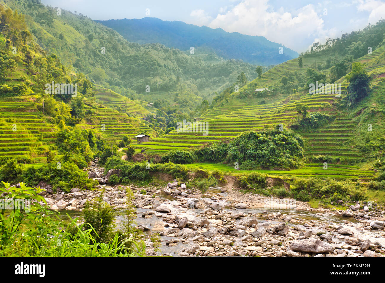 River terraces hi-res stock photography and images - Alamy