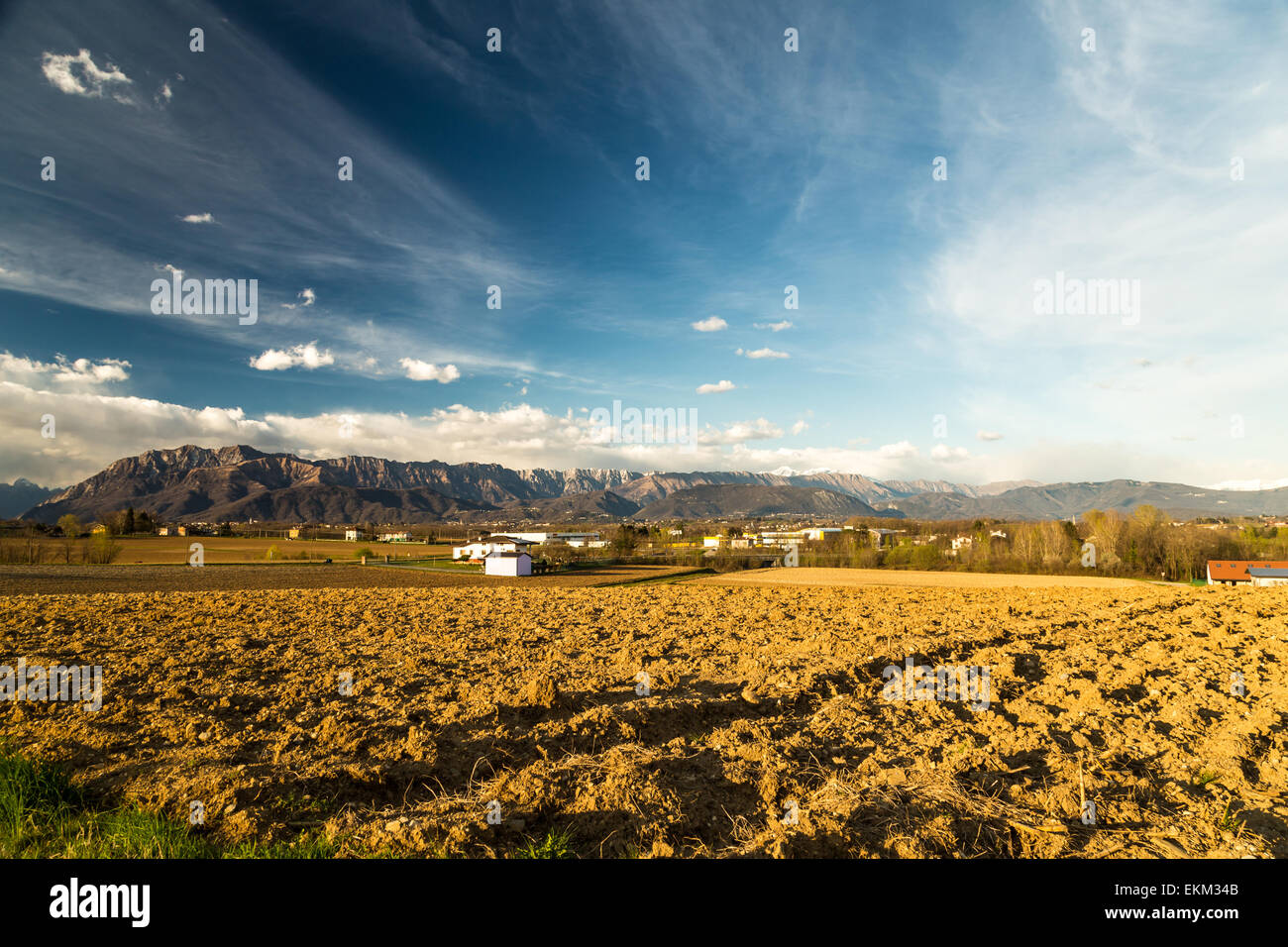 an abandoned and ruined farm in the fields of Italy Stock Photo - Alamy