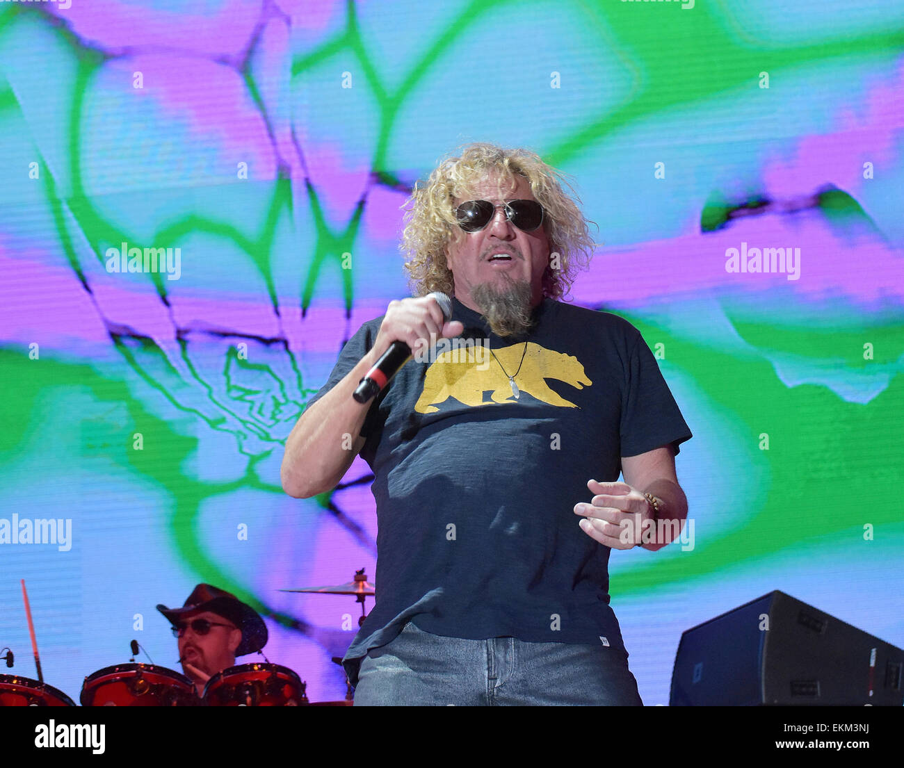 Las Vegas, Nevada, USA. 12th Apr, 2015. Musician Sammy Hagar and The ...