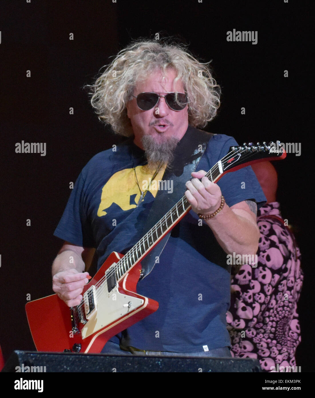 Las Vegas, Nevada, USA. 12th Apr, 2015. Musician Sammy Hagar and The ...