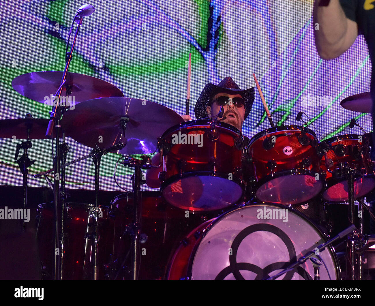 Las Vegas, Nevada, USA. 12th Apr, 2015. Drummer Jason Bonham from the ...