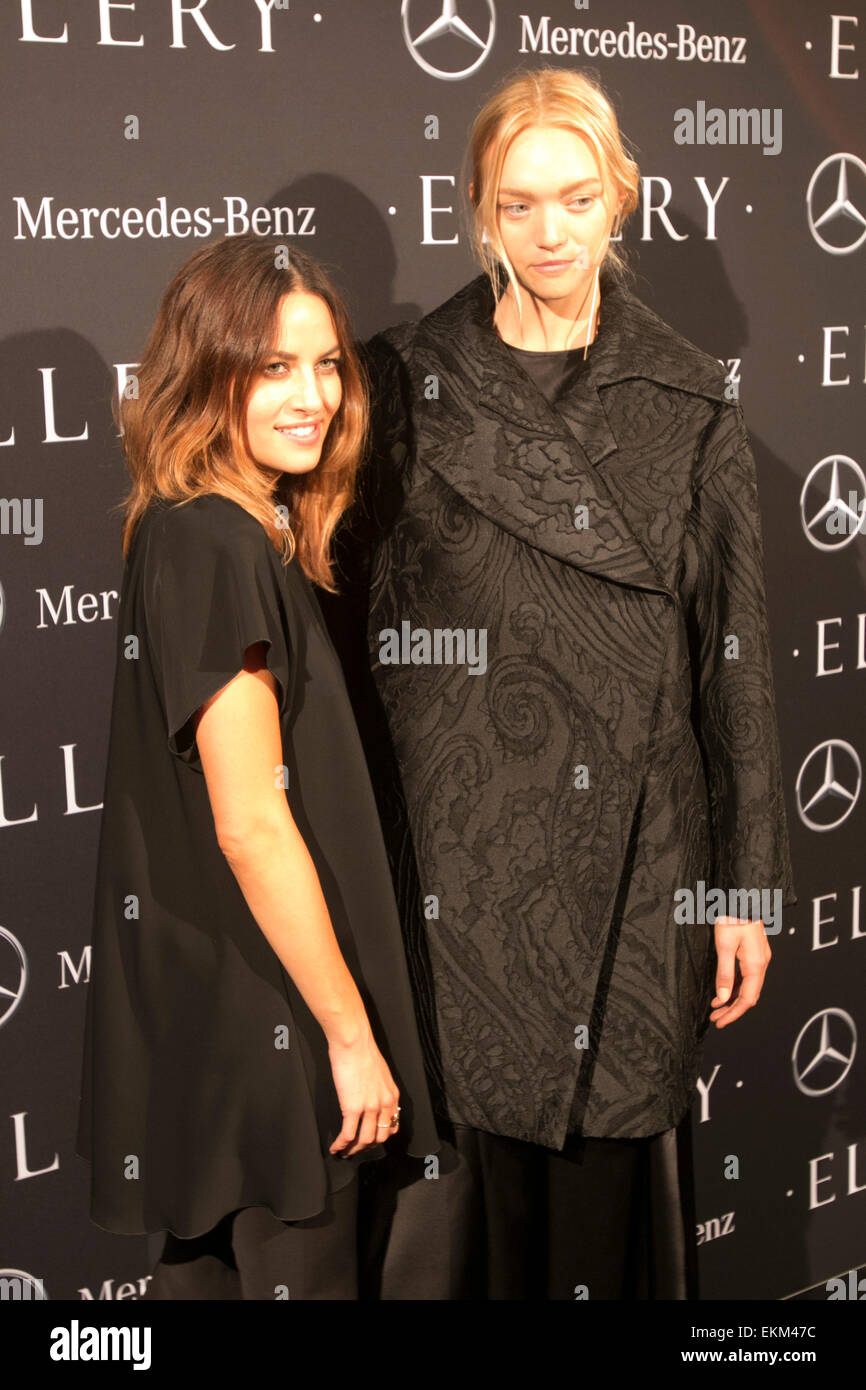 Sydney, Australia. 12th April, 2015. Designer Kym Ellery and Model ...