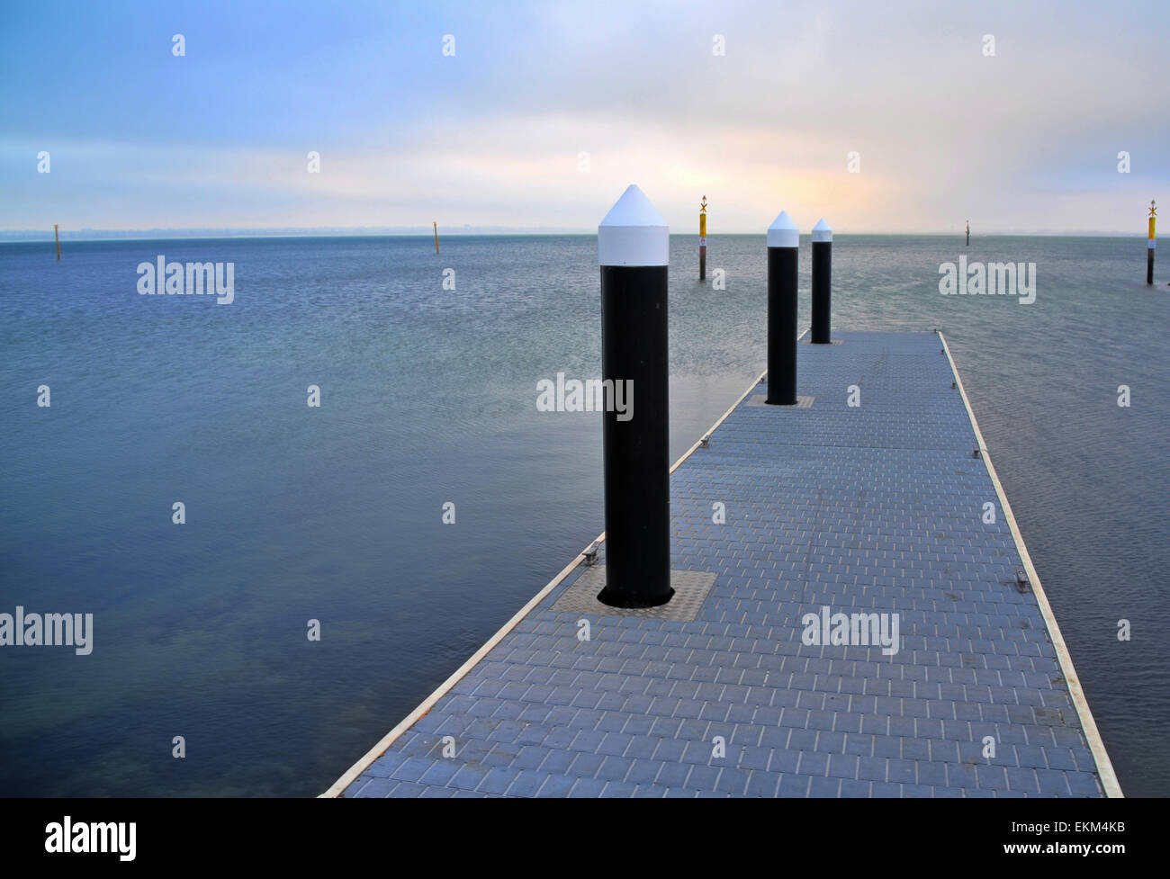 Pier at botany bay Stock Photo - Alamy