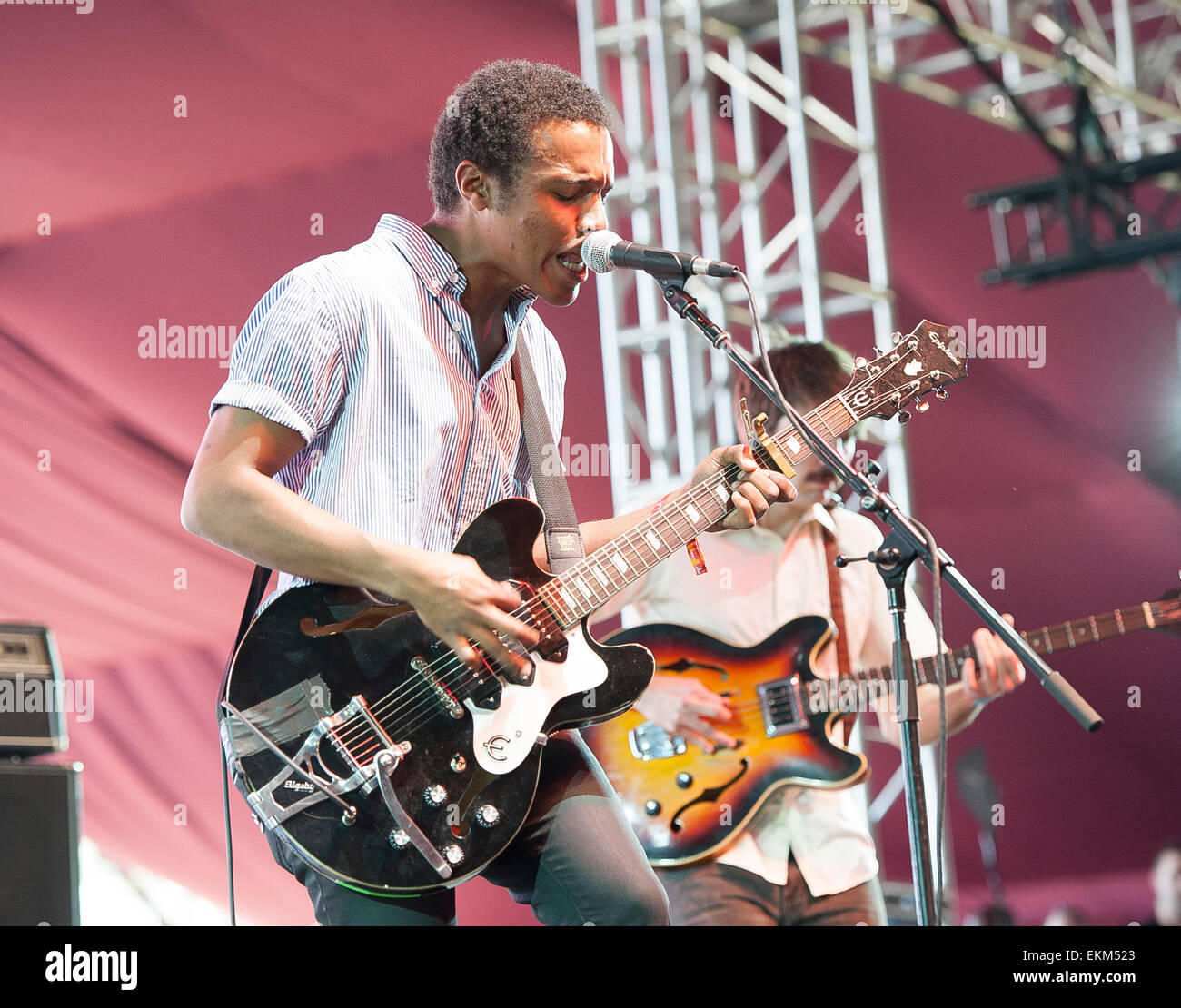 Indio, California, USA. 11th April, 2015. Musician BENJAMIN BOOKER ...