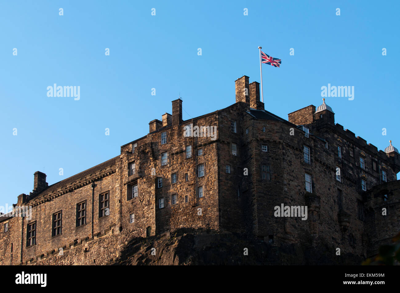 View of Edinburgh Castle from Johnston Terrace Stock Photo - Alamy