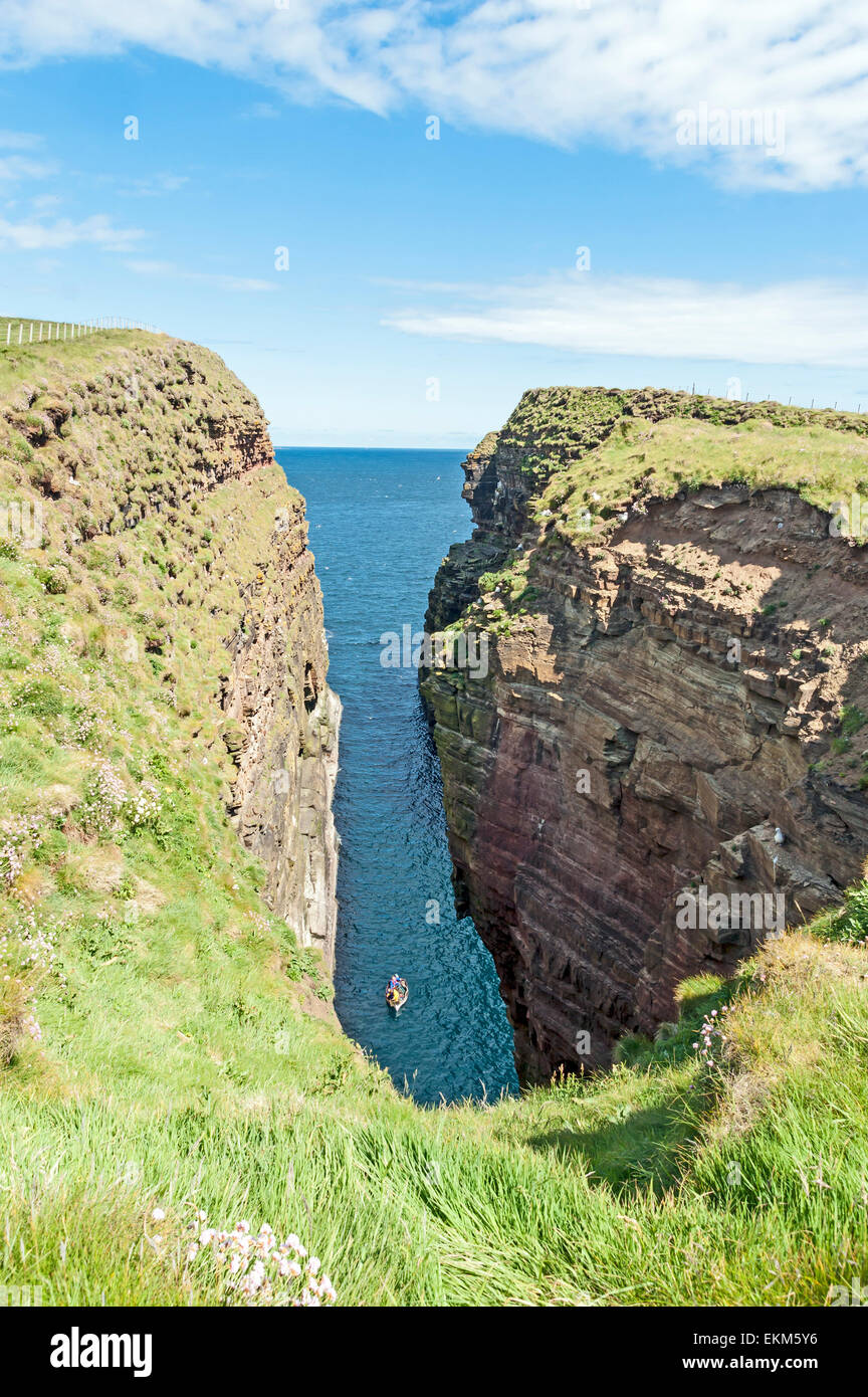 Cliffs at Duncansby Head in former Caithness Highland Scotland near ...