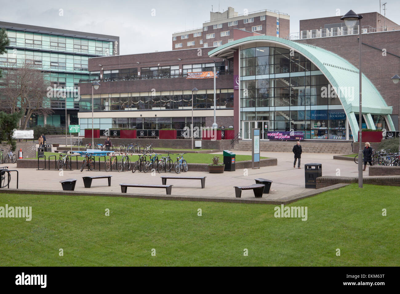 Newcastle university students union building hi-res stock photography ...