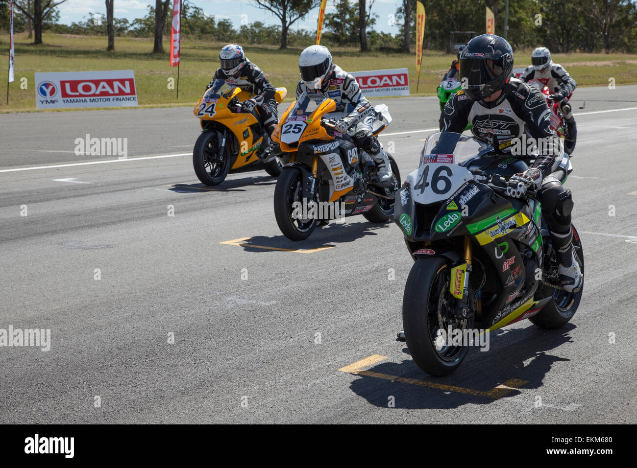 Queensland, Australia. 12th April, 2015. Morgan Park Raceway ...
