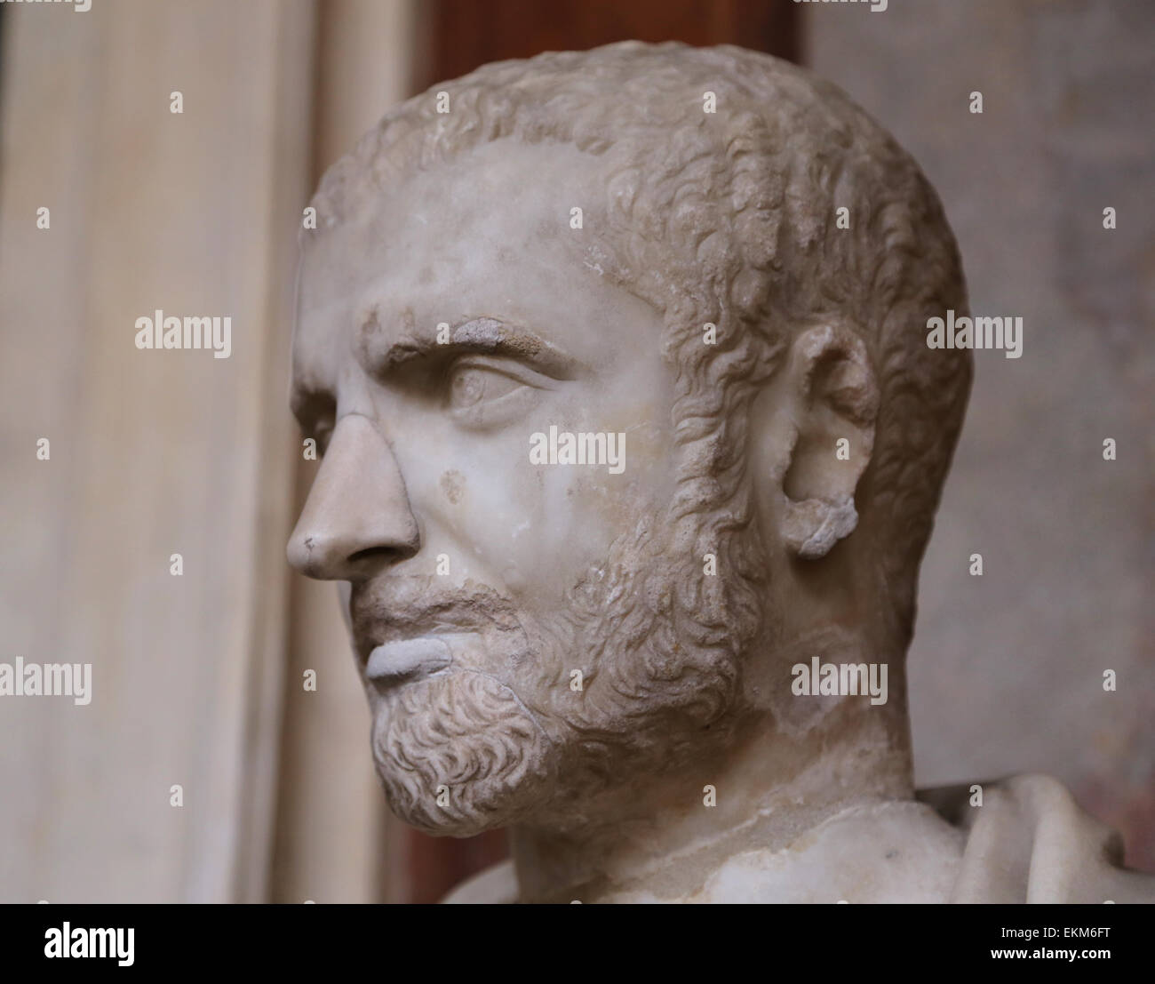 Geta (189-211). Roman emperor. Bust. National Roman Museum. Altemps ...