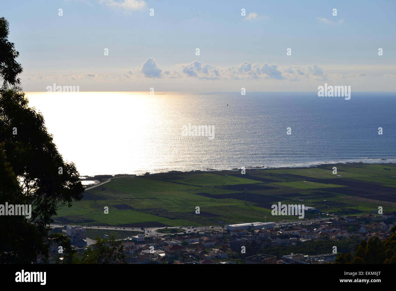 Sun Reflection on the Ocean Stock Photo - Alamy