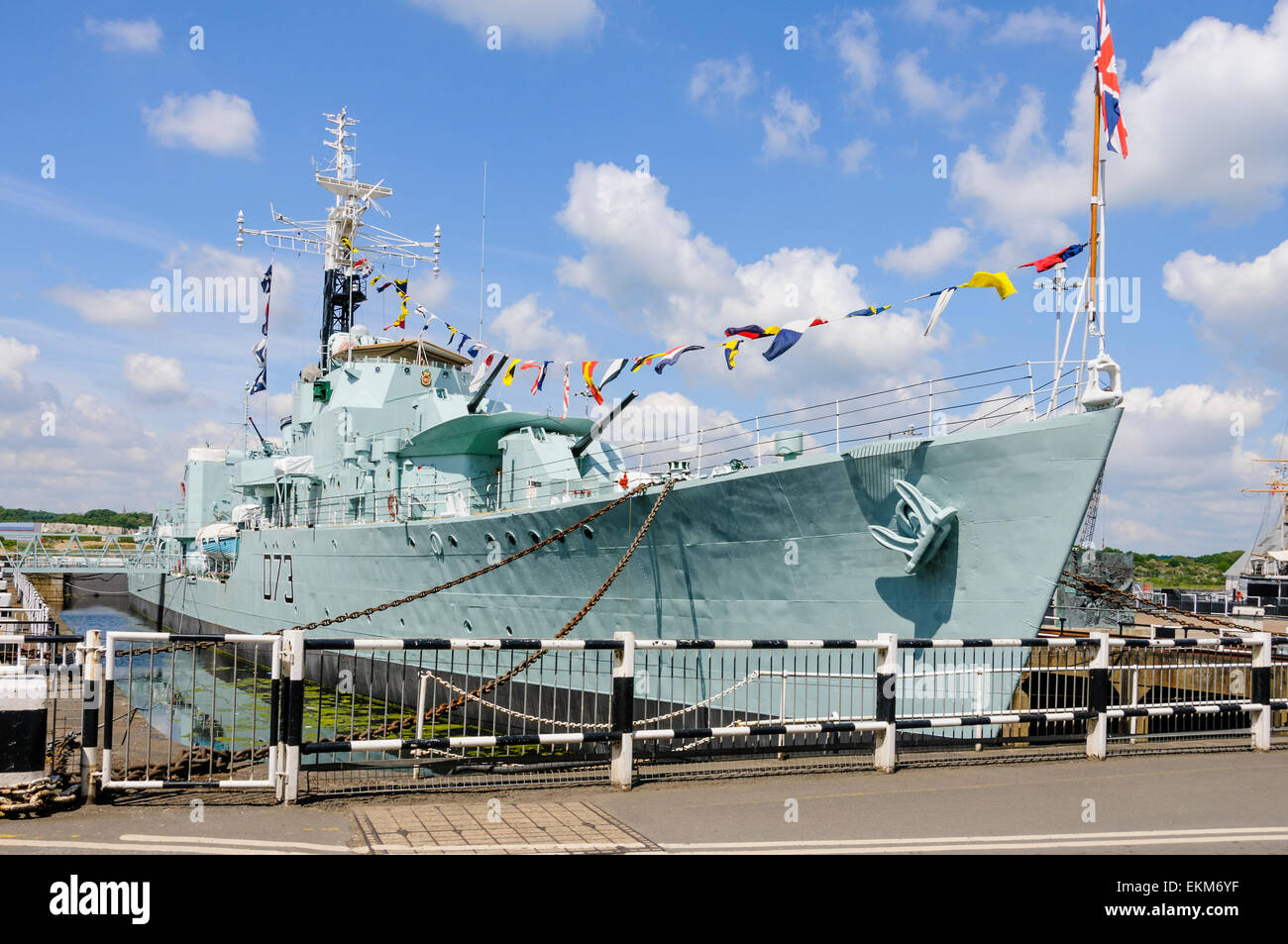 HMS Cavalier is the last operational Second World War C-class destroyer ...