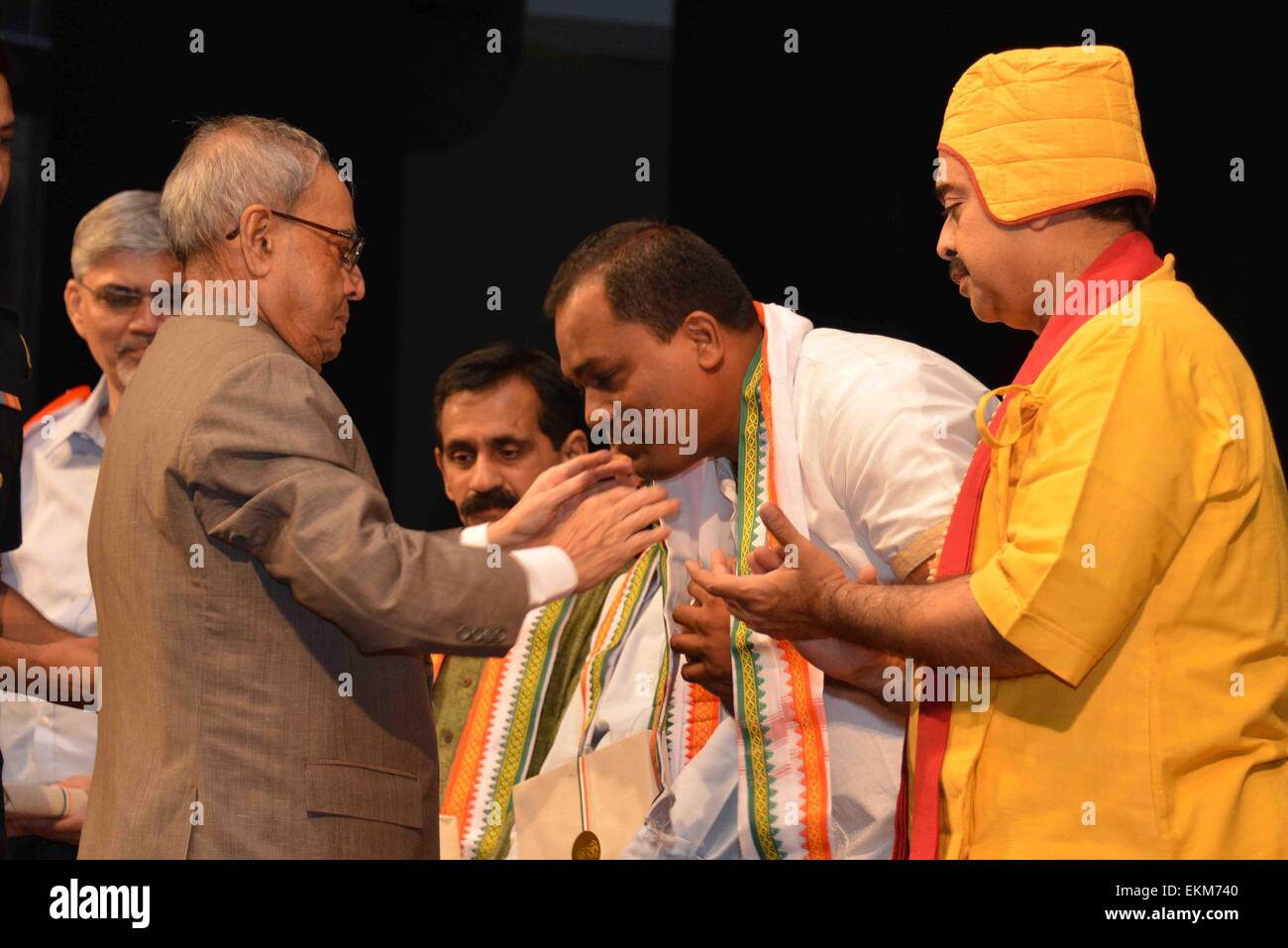 The President of India, Shri Pranab Mukherjee, witnessing a musical ...