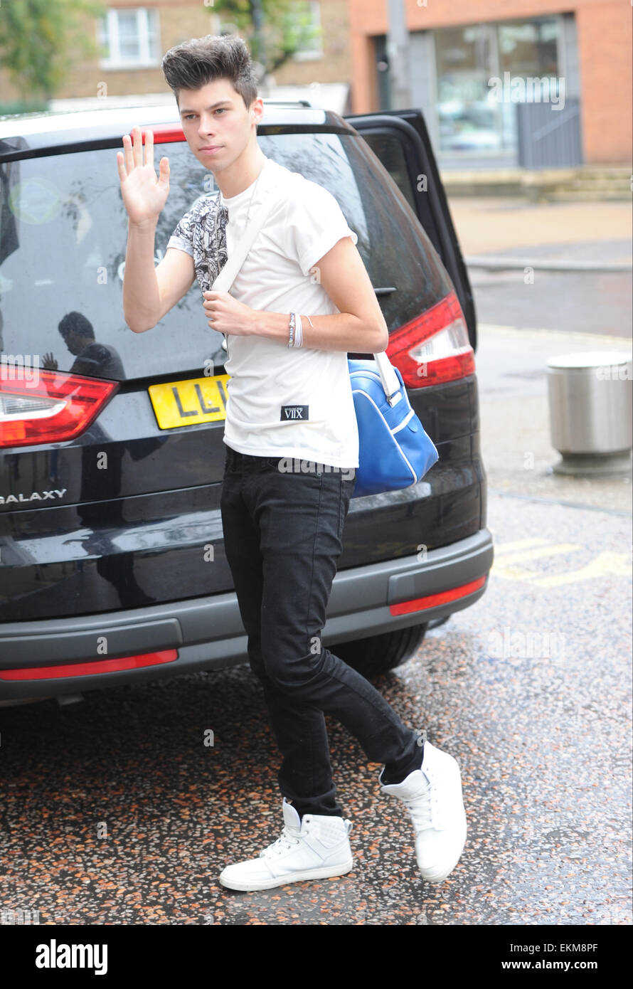 Louis Walsh X Factor Finalists at ITV Studios Featuring: Boyband Where ...