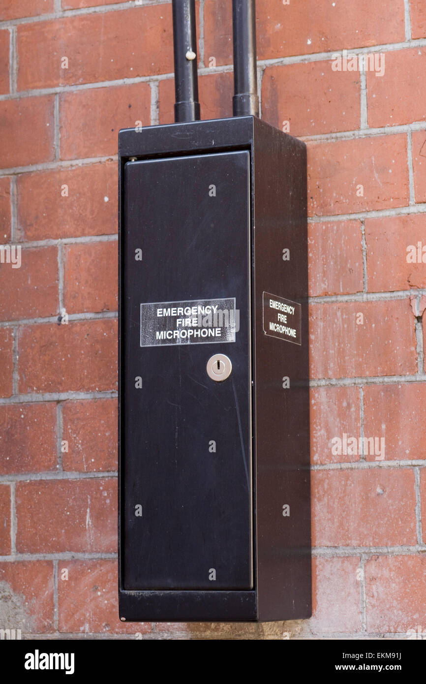 Emergency microphone station hi-res stock photography and images - Alamy