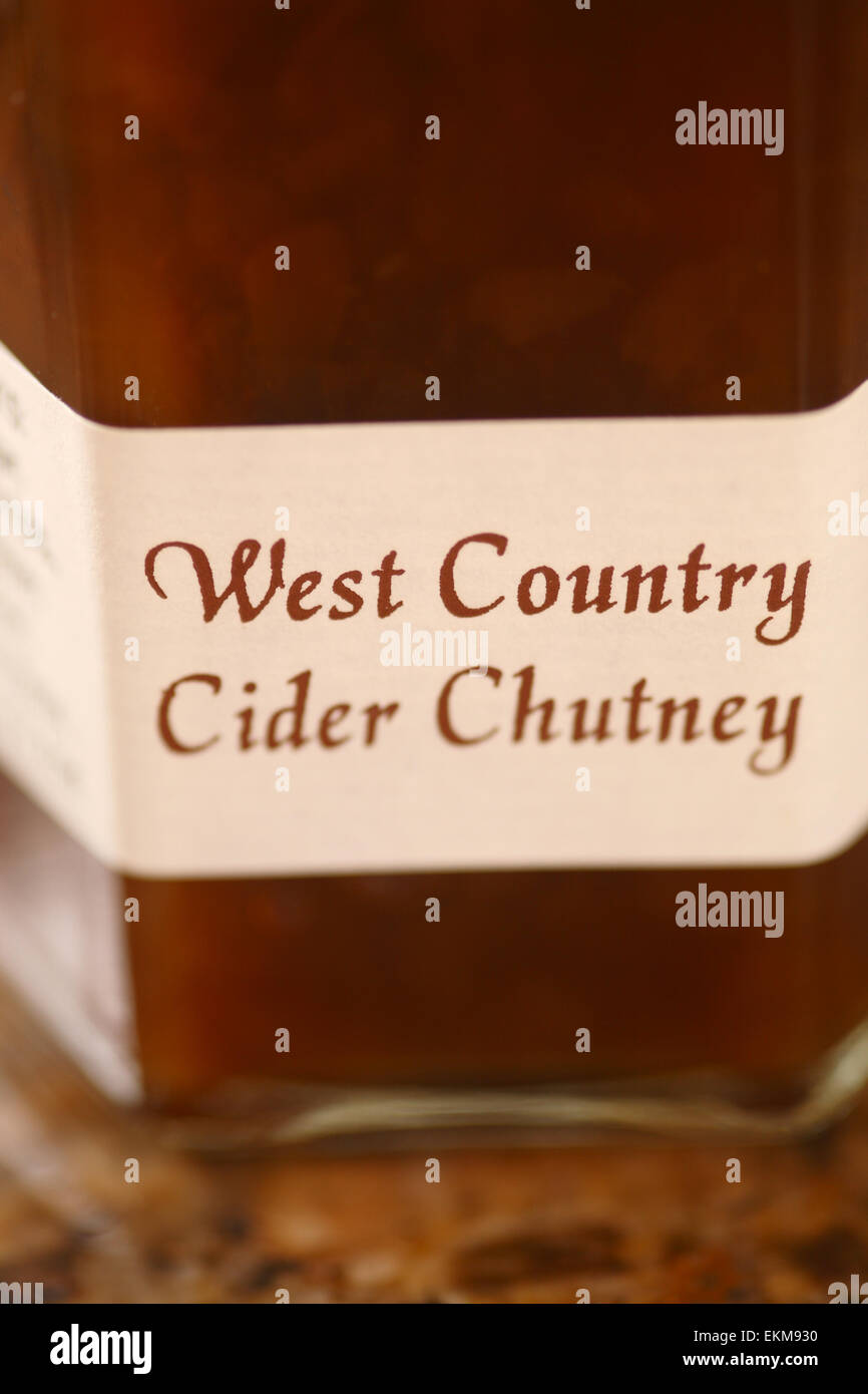 waitrose west country cider chutney Stock Photo - Alamy