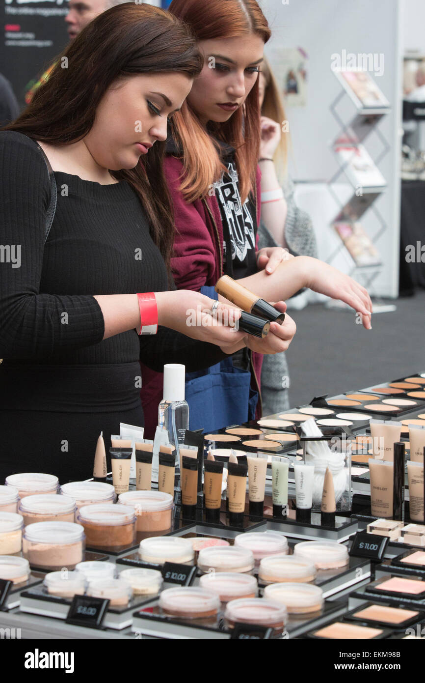 London, UK. 12 April 2015. United Makeup Artists Expo (UMAe), the UK's ...