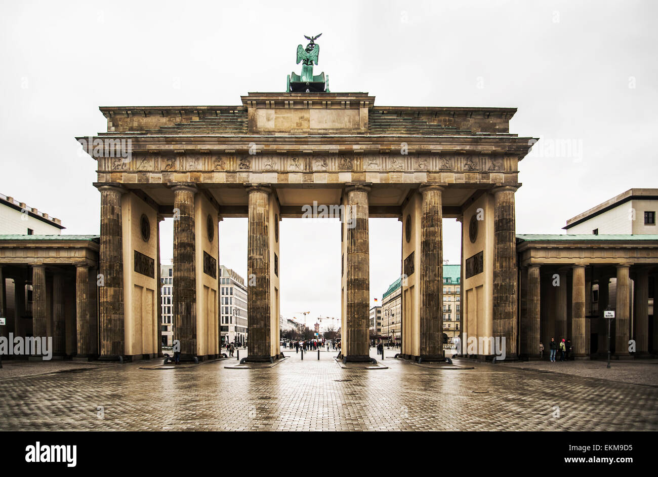 Brandenburg gate brandenburger tor symbol berlin germany arch monument ...