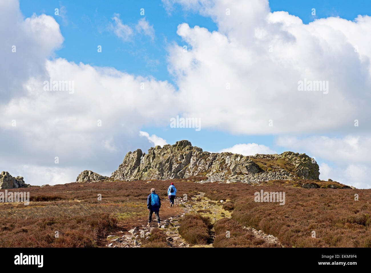 The Stiperstones, a national nature reserve in Shropshire, England UK ...