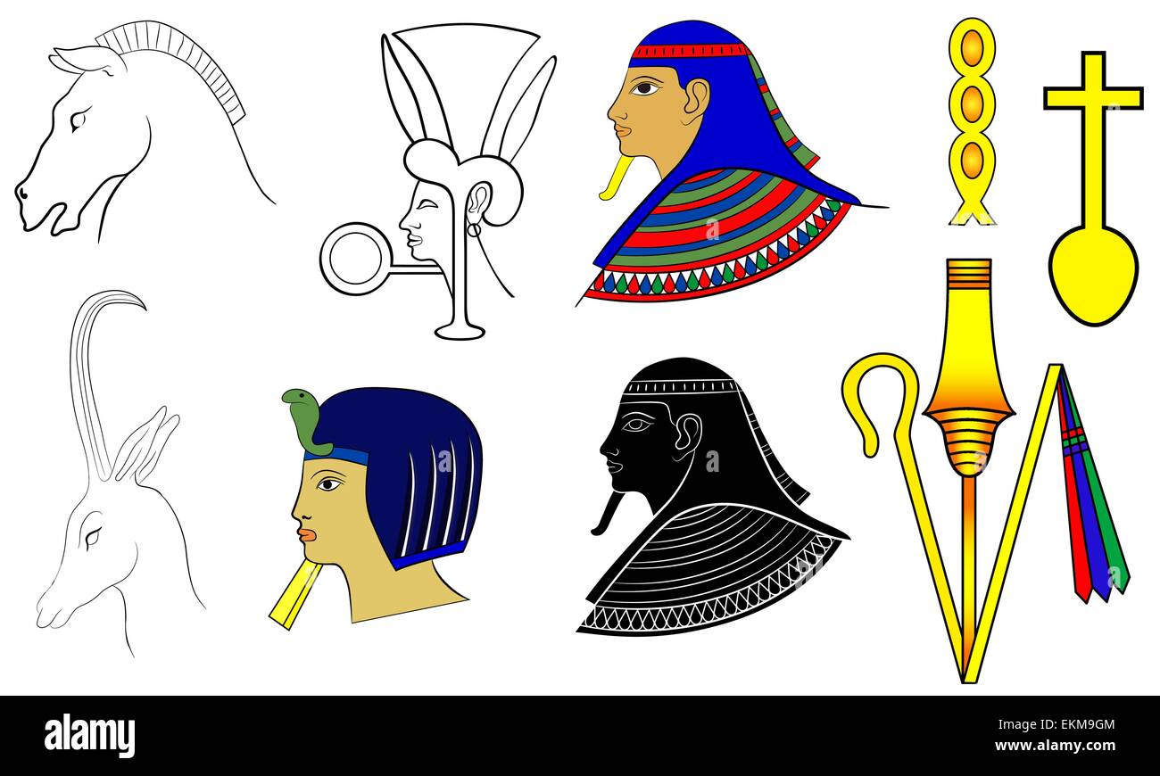 Egyptian vector hi-res stock photography and images - Alamy