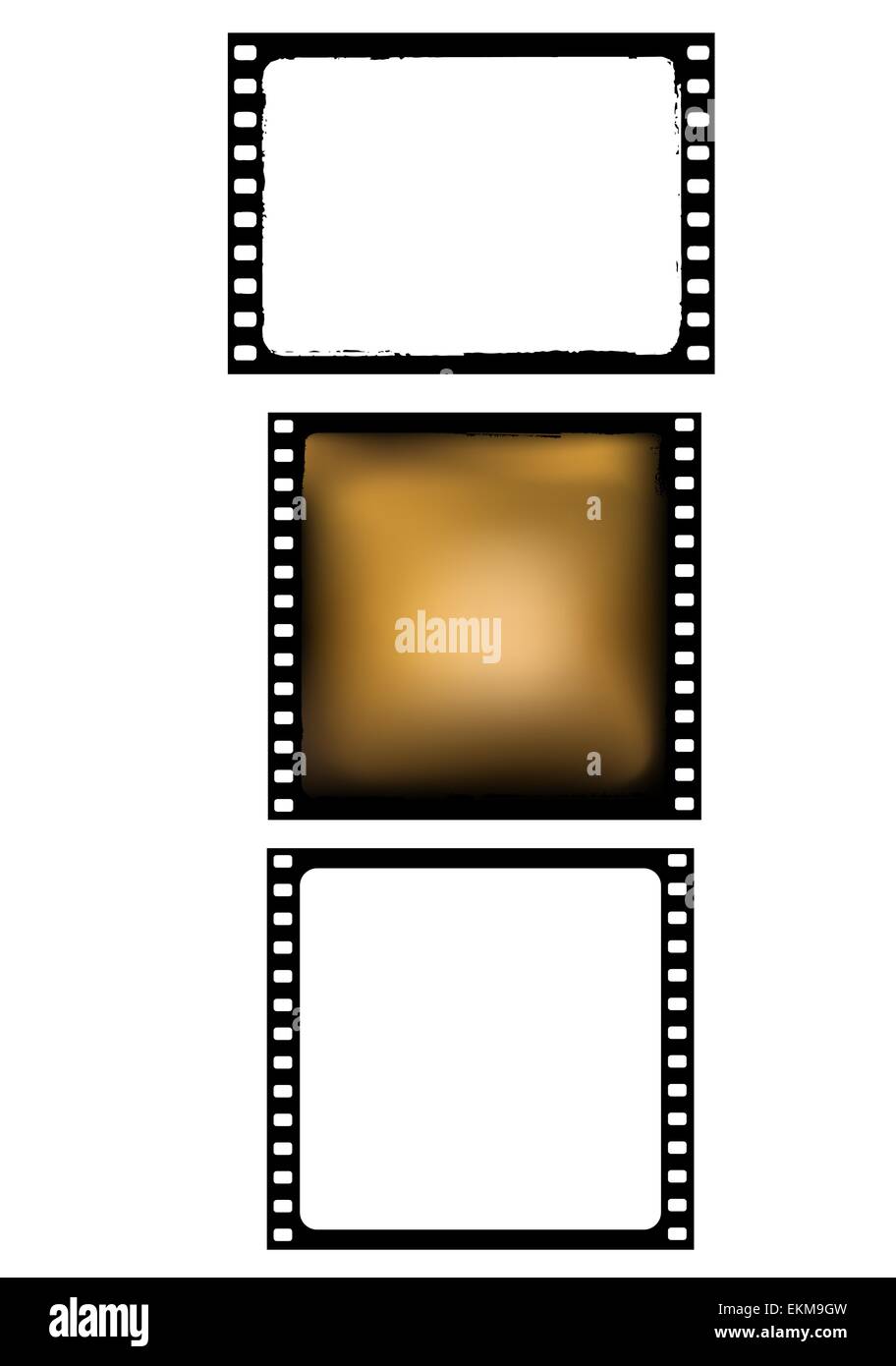 various film frames - vector Stock Vector Image & Art - Alamy