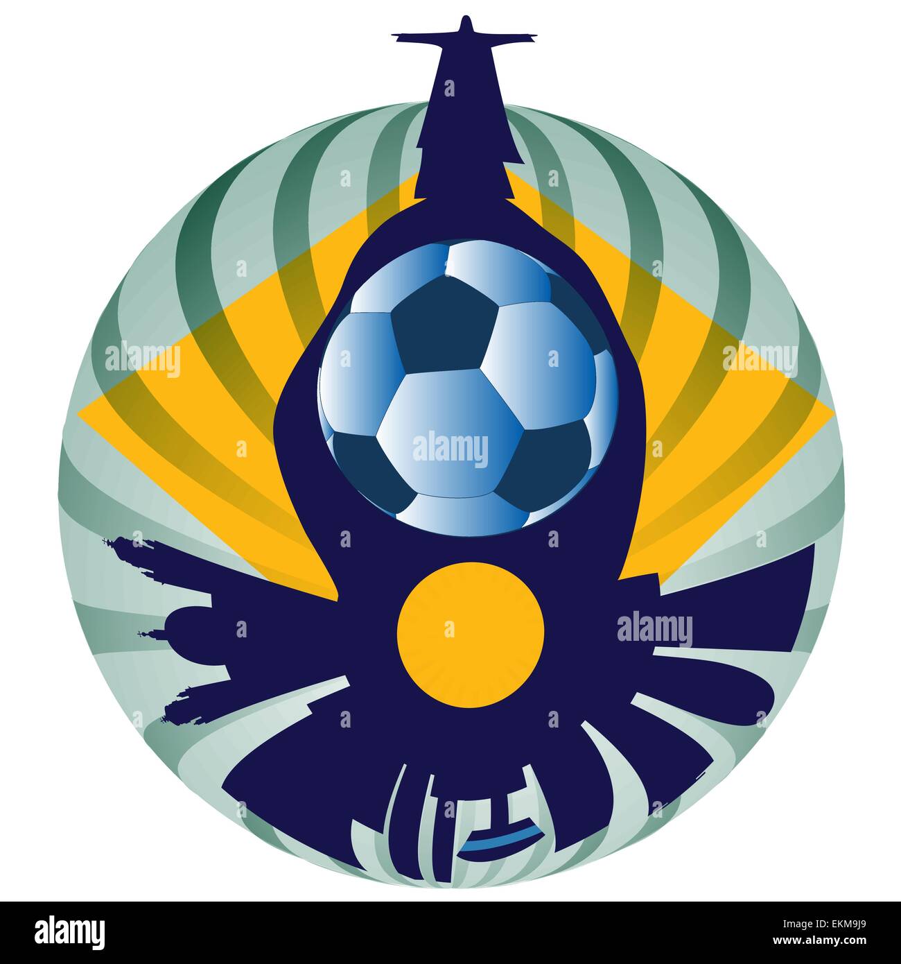 Vector Rio de Janeiro skyline - unique style Stock Vector Image & Art ...