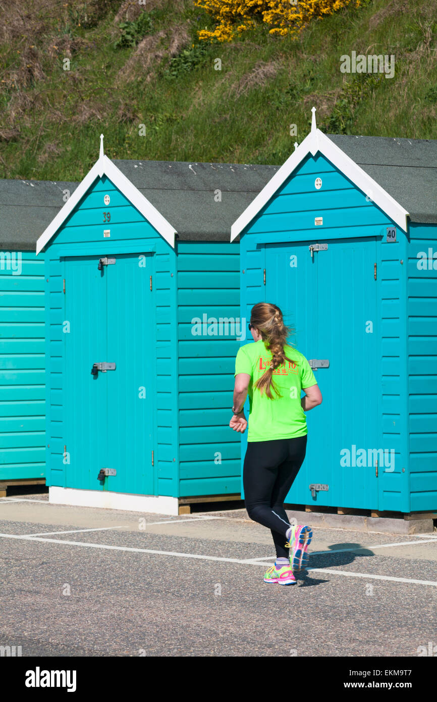 Bournemouth, Dorset, UK. 12th April, 2015. Runners taking part in the ...