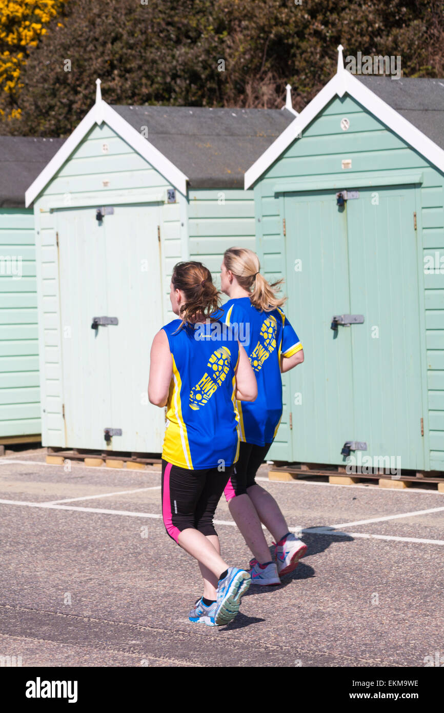 Bournemouth, Dorset, UK. 12th April, 2015. Runners taking part in the ...