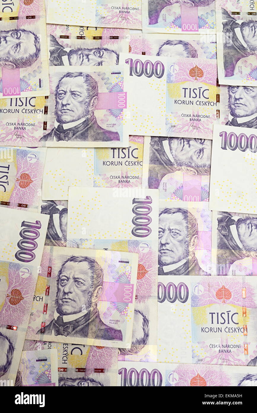 czech crown - national money in czech republic Stock Photo - Alamy