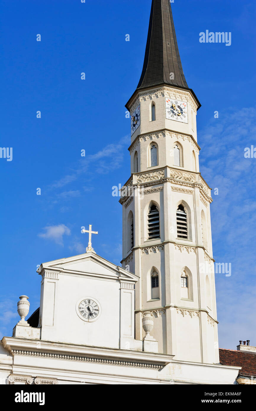 The Clock tower of St Michael church, Vienna, Austria Stock Photo - Alamy