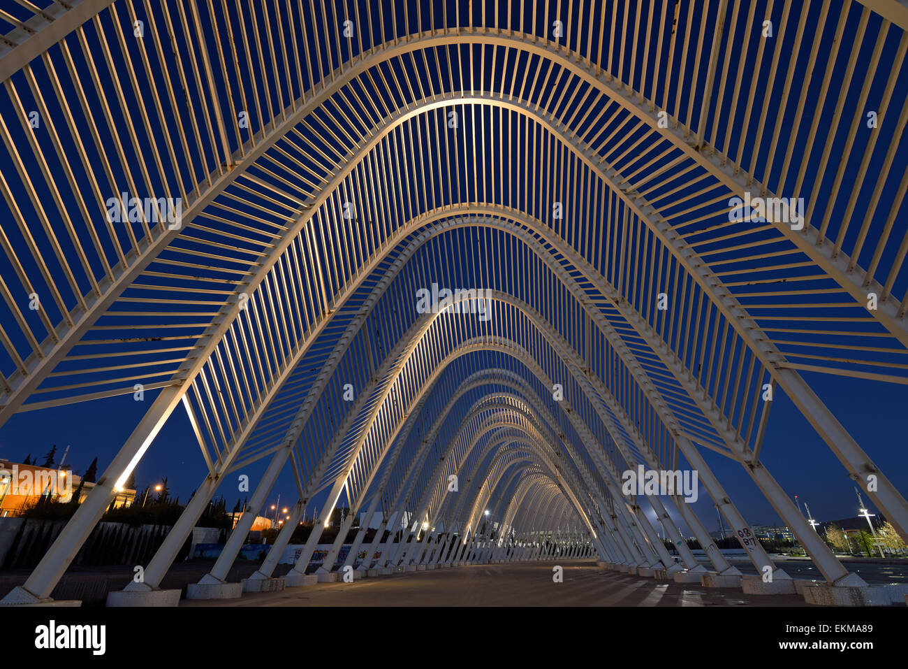 Archway in Olympic stadium in Athens, Greece Stock Photo - Alamy