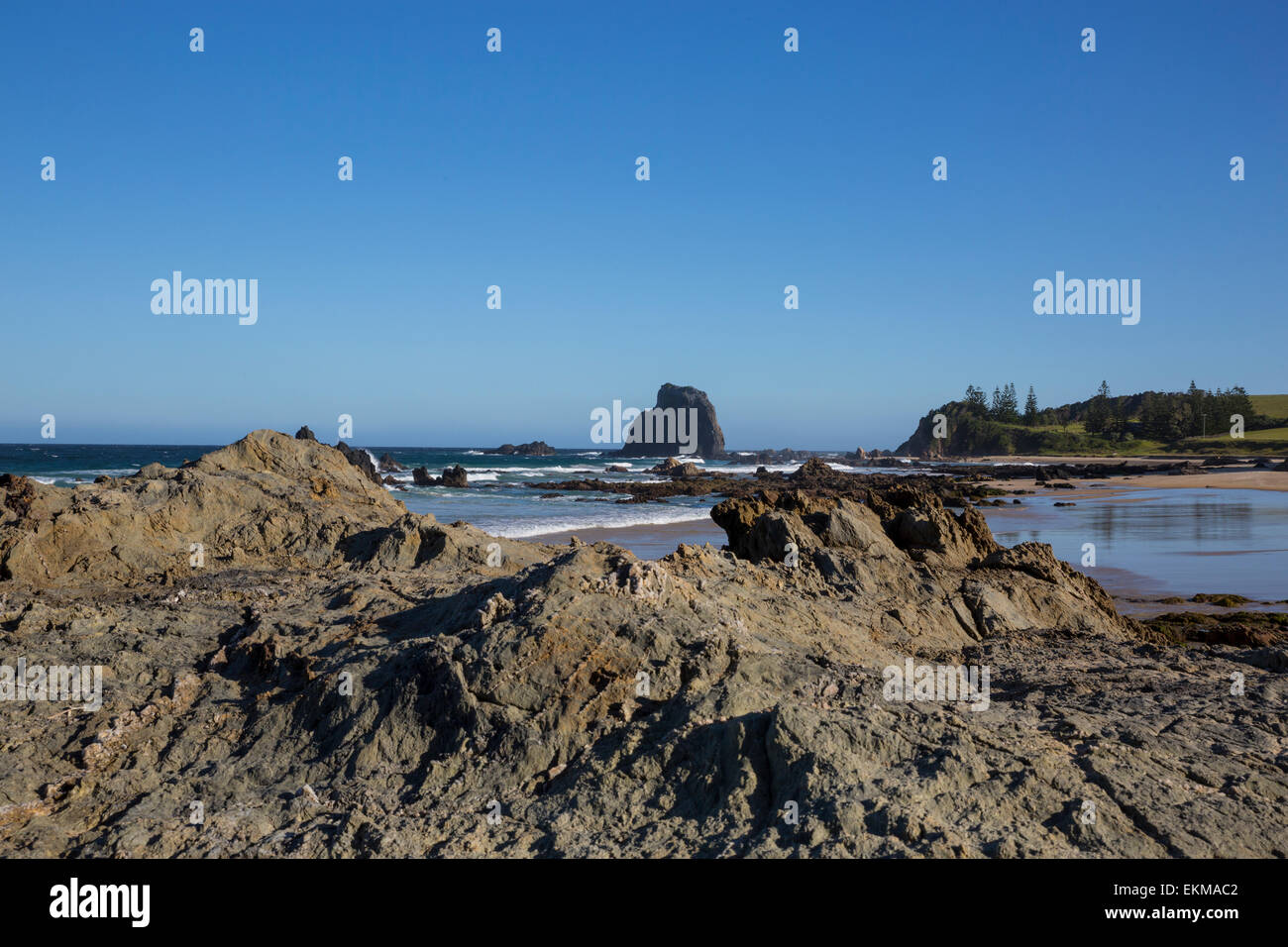 Glasshouse Rocks Beach, Narooma, Australia Stock Photo - Alamy