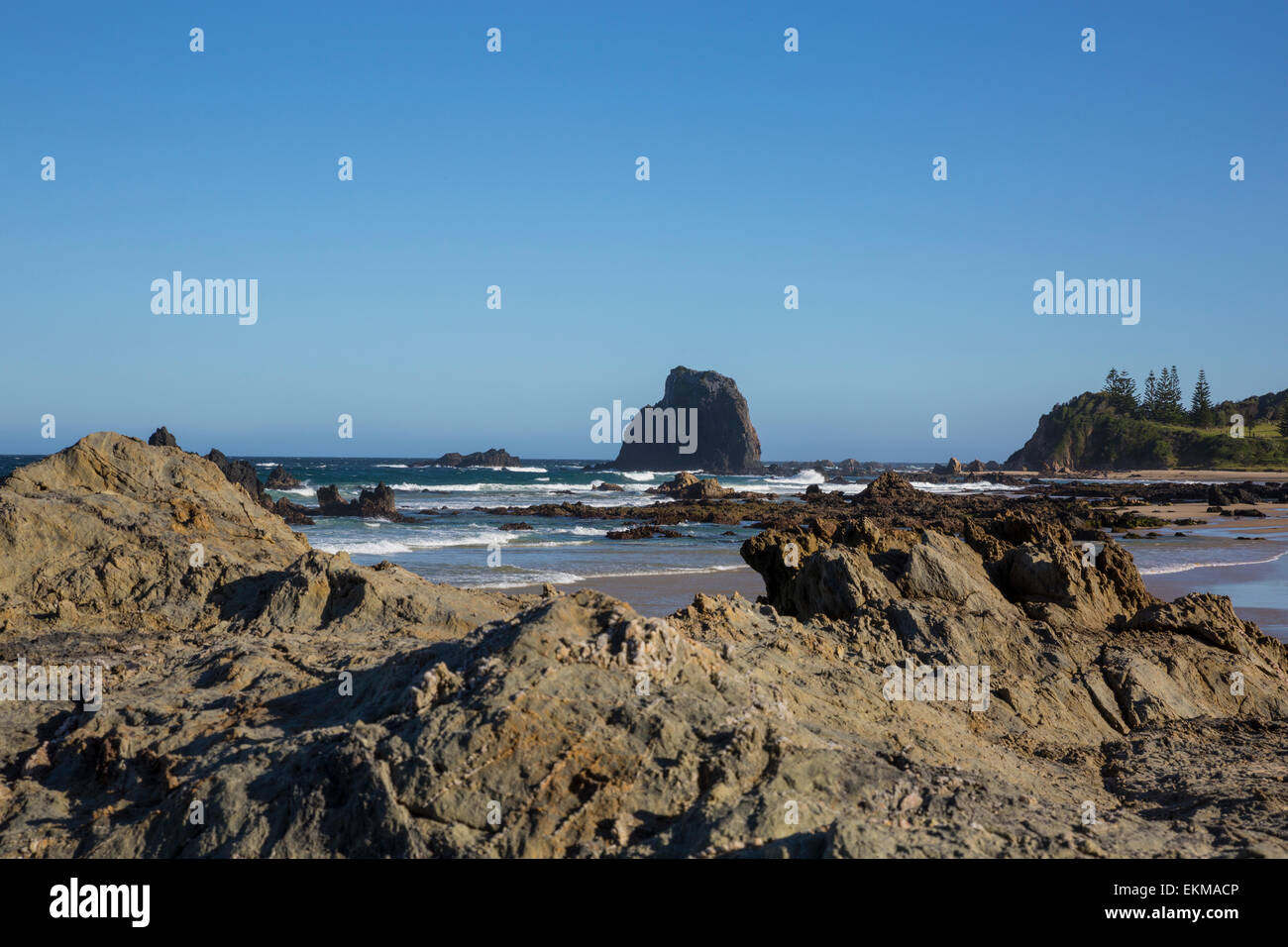 Glasshouse Rocks Beach, Narooma, Australia Stock Photo - Alamy
