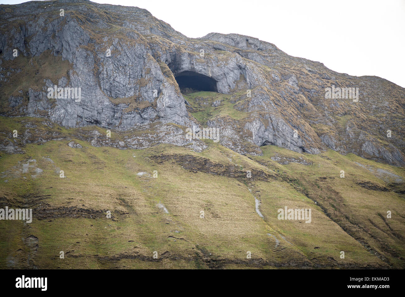 Dairmuid and Grainne's Cave in the Gleniff Horseshoe in Co. Sligo ...