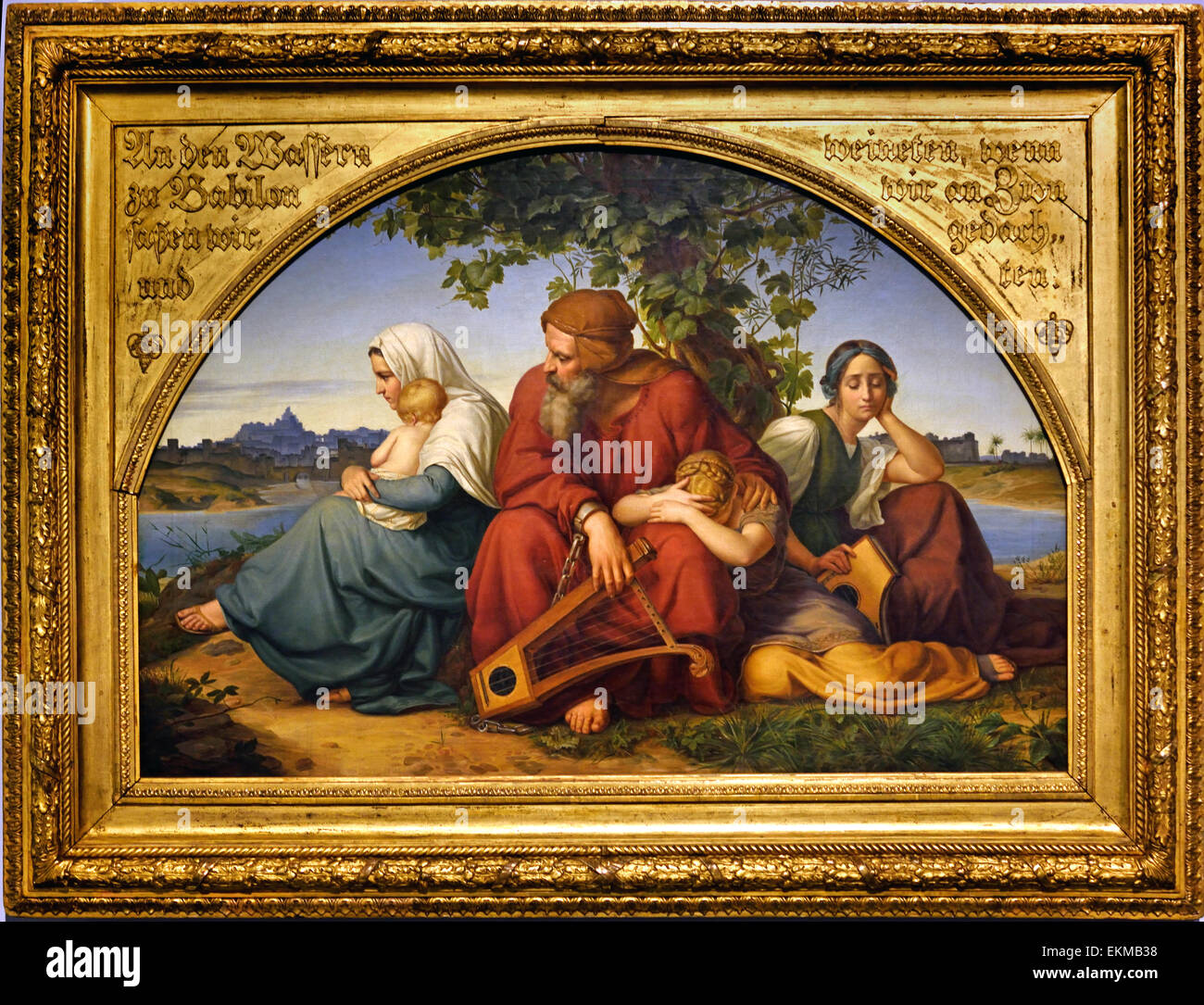 Eduard Bendemann (Berlin 1811 – 1889 Düsseldorf): Jews Mourning in ...