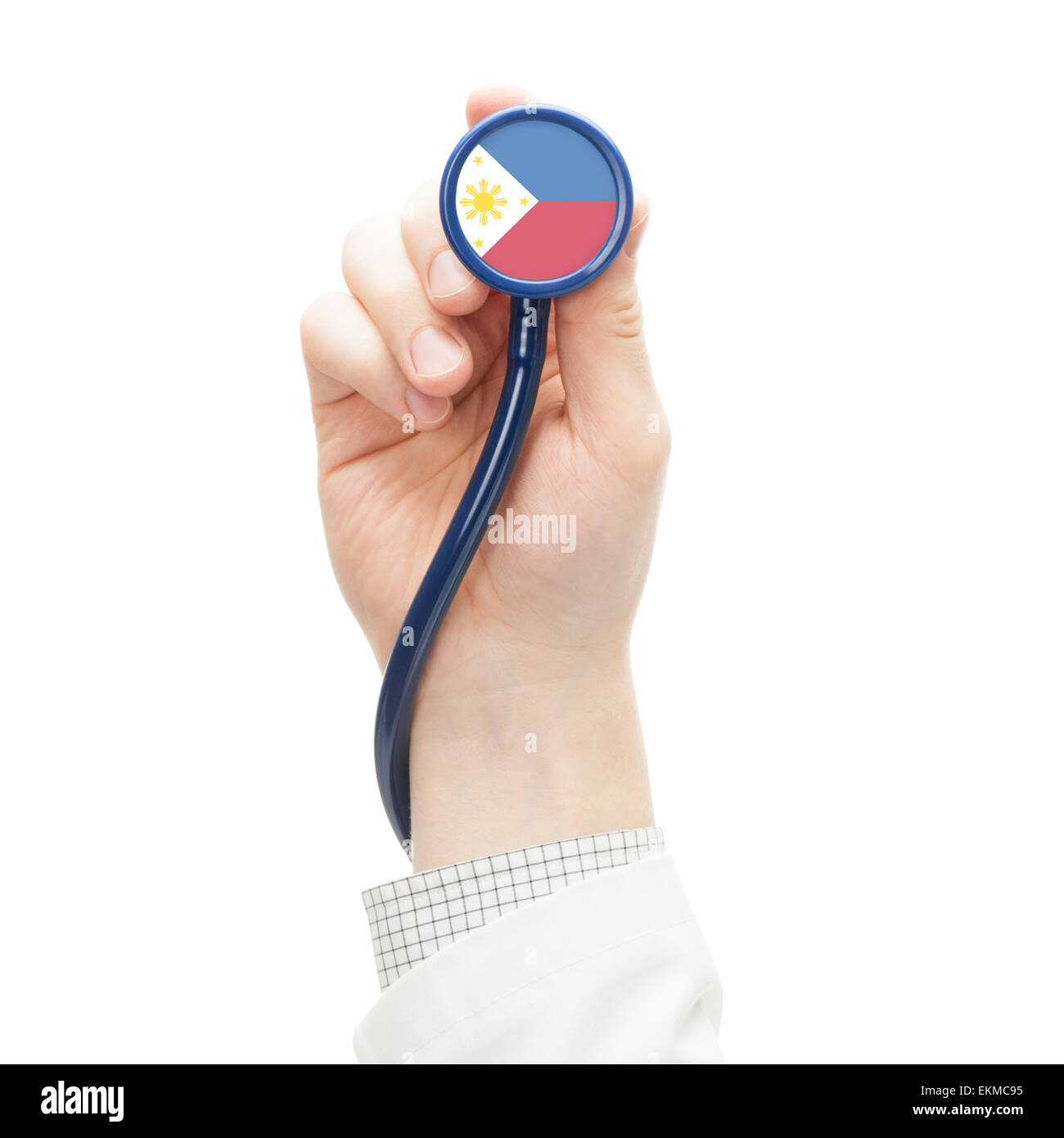 Stethoscope with flag conceptual series - Philippines Stock Photo - Alamy