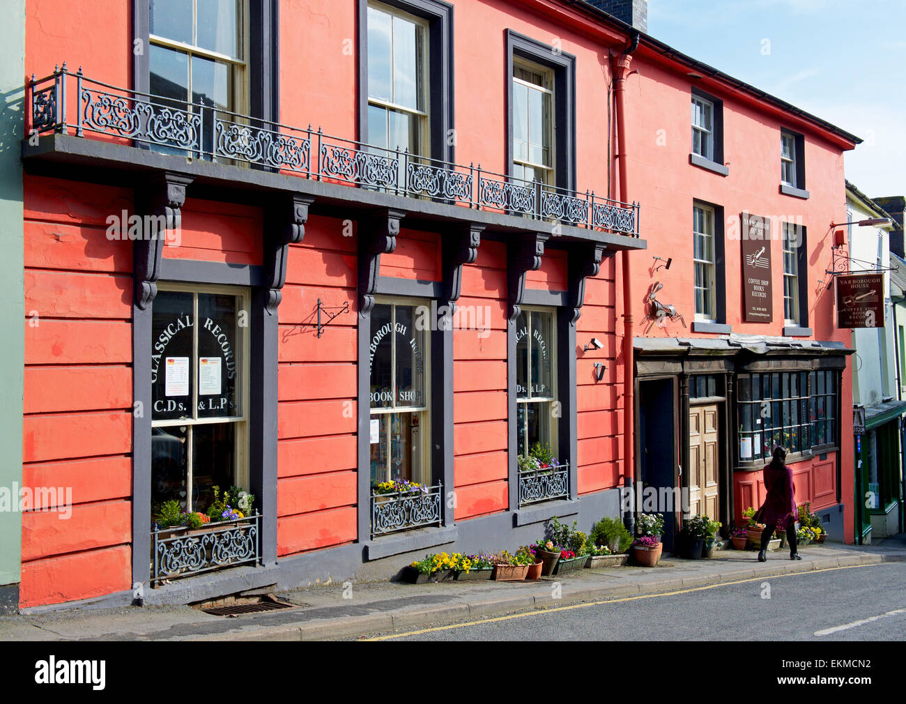 Street in Bishops Castle, Shropshire, England UK Stock Photo - Alamy
