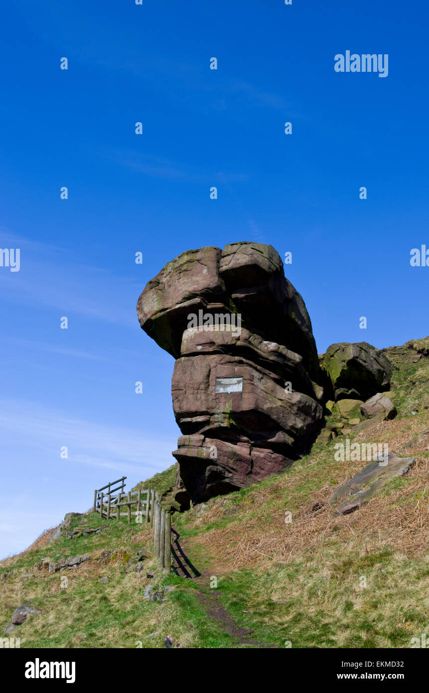 Hanging stone peak district hi-res stock photography and images - Alamy