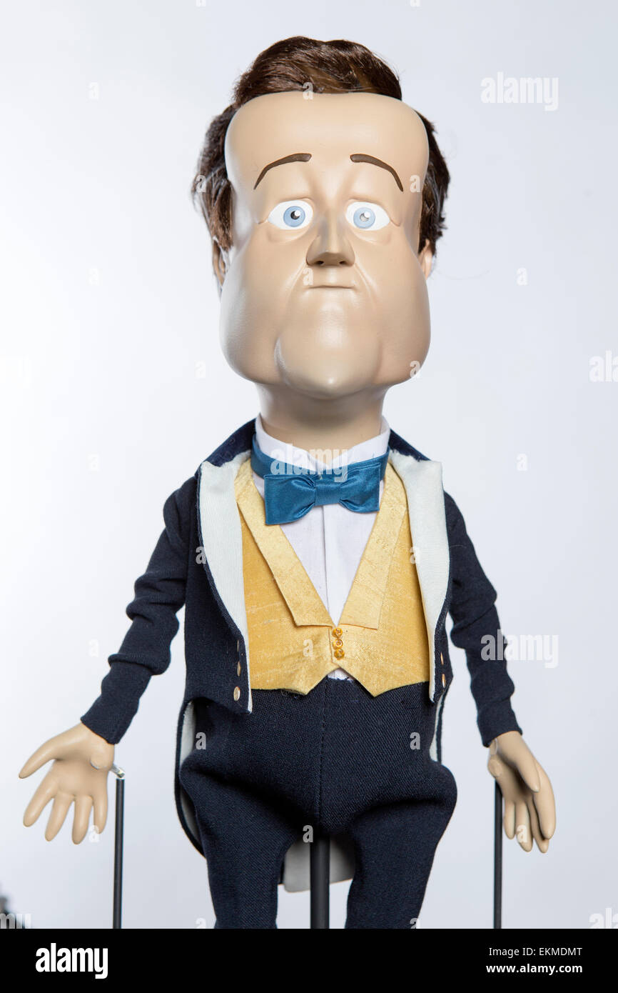 Newzoids puppets. David Cameron Stock Photo - Alamy