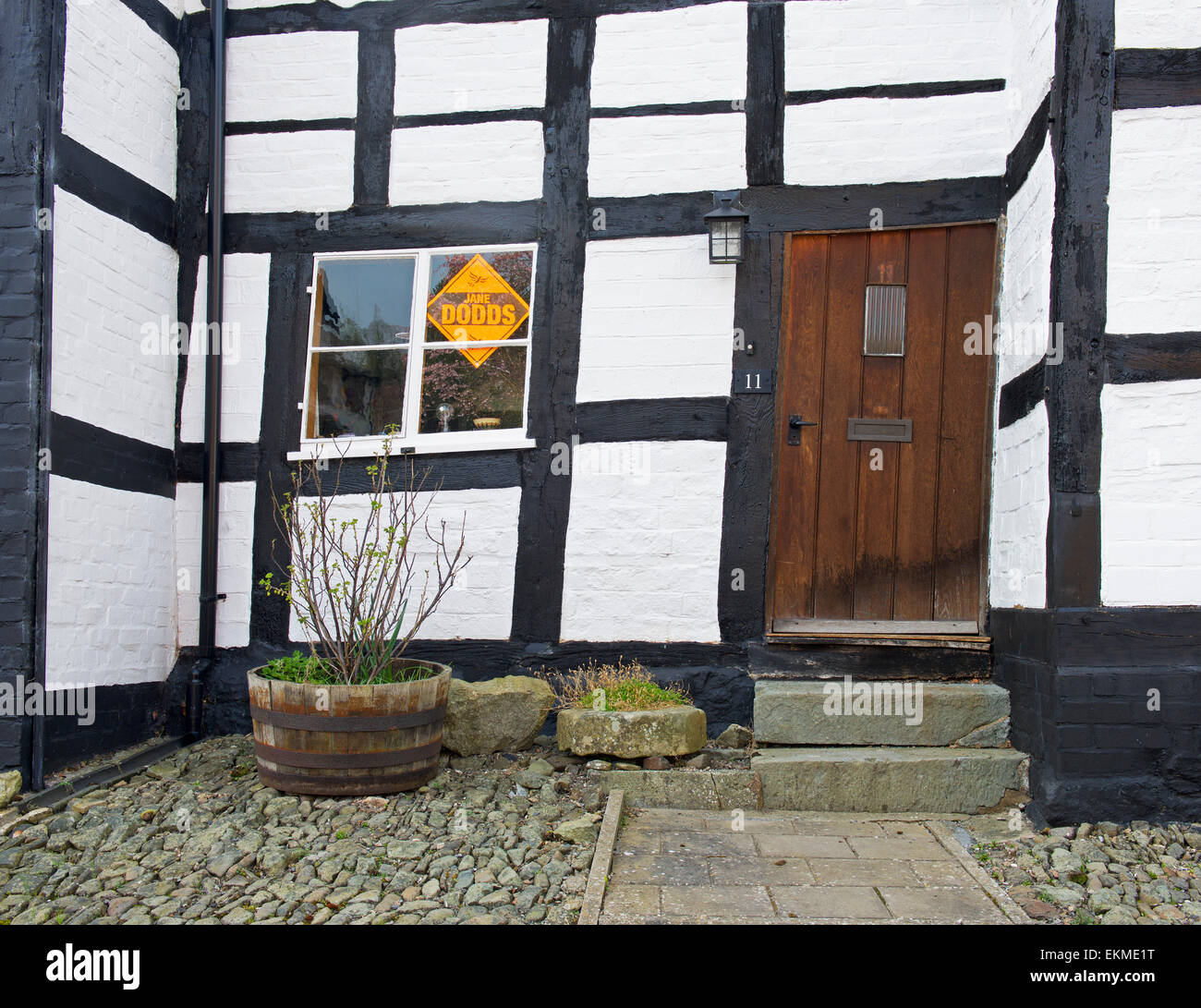 Half-timbered house, Montgomery, Powys, Wales UK Stock Photo - Alamy
