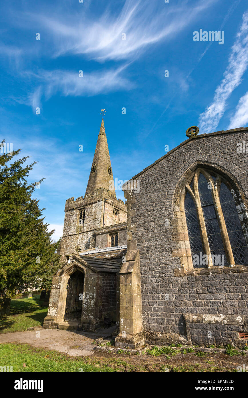 The Parish church of Saint John the Baptist in the village of ...