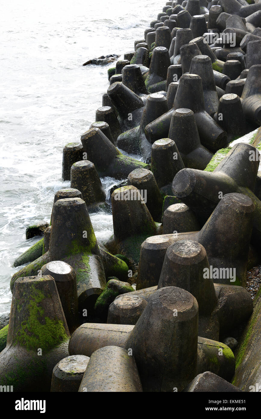 Tetrapod concrete hi-res stock photography and images - Alamy