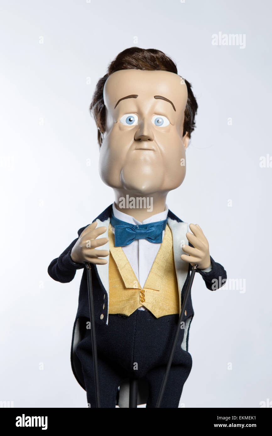 Newzoids puppets. David Cameron Stock Photo - Alamy