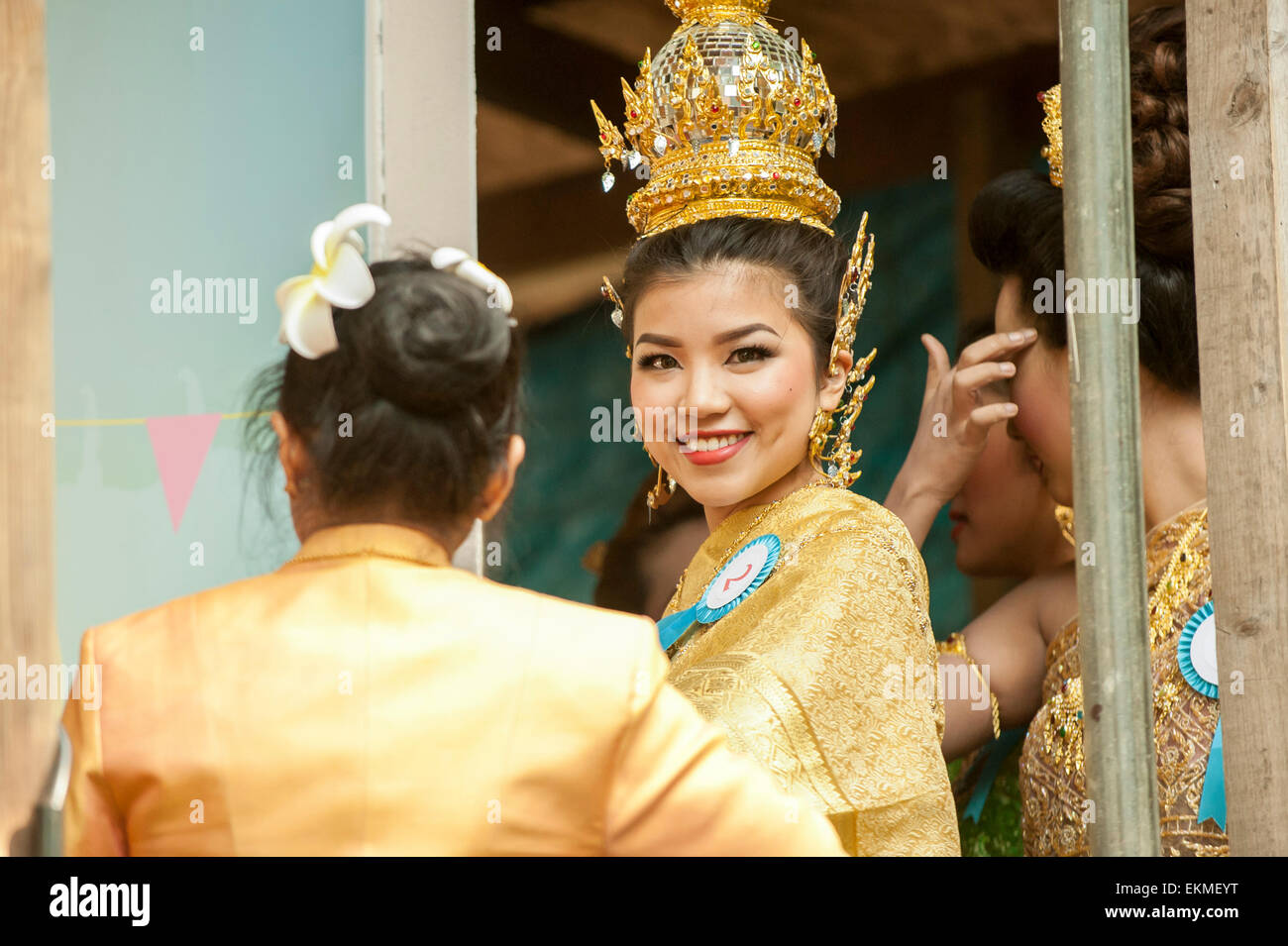 Miss songkran beauty pageant songkran hi-res stock photography and ...